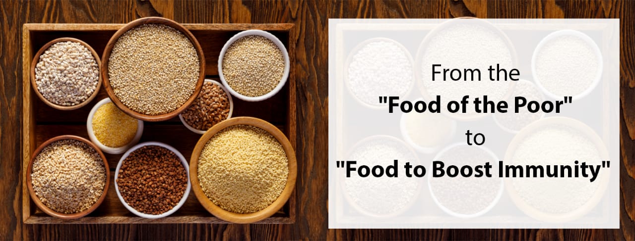 Millets: From the “Food of the Poor” to “Food to Boost Immunity” – B&B ...